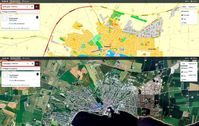 Billedrejse til gamle dage: Find gamle luftfotos af dit hjem