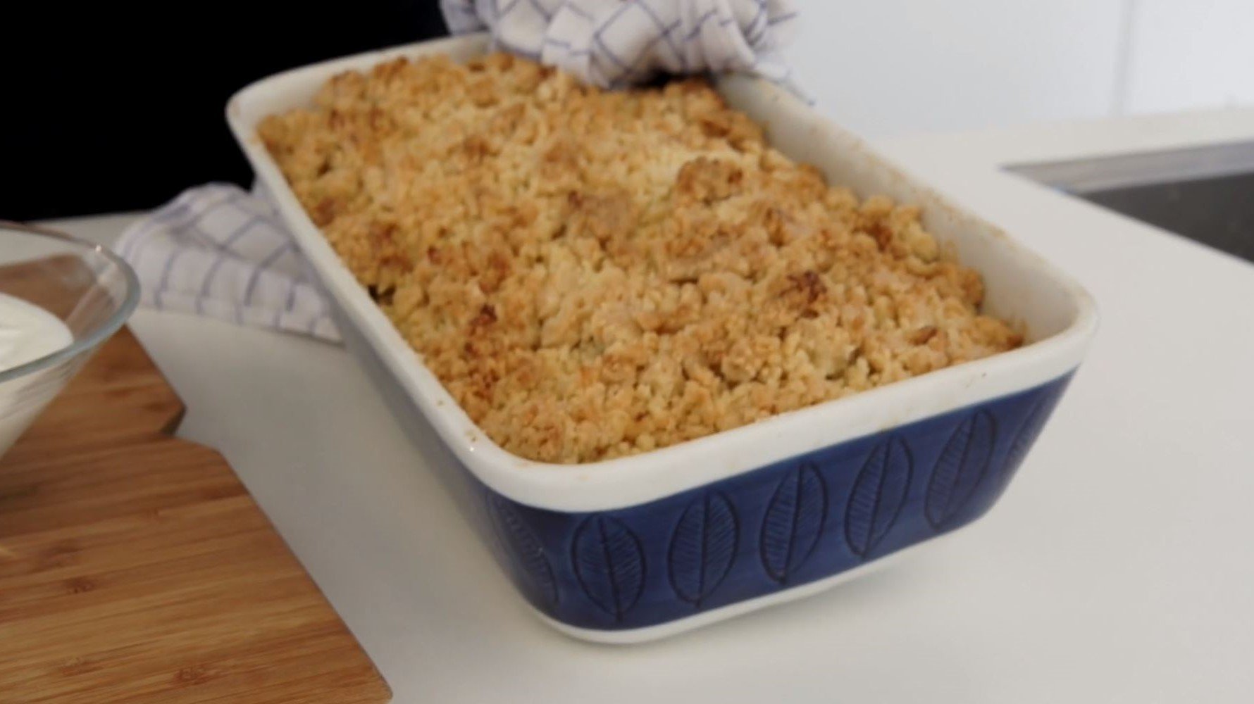 Amerikansk æblecrumble: Nem og lækker æbledessert